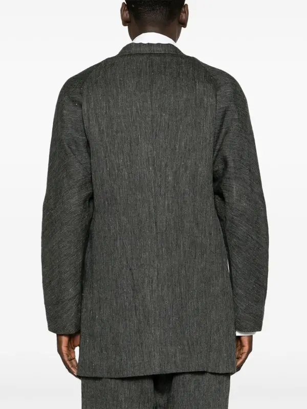 Yohji Yamamoto W-raglan Linen Blazer