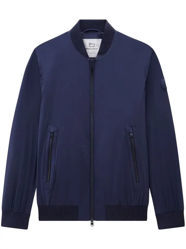 Woolrich Logo-appliqué Bomber Jacket