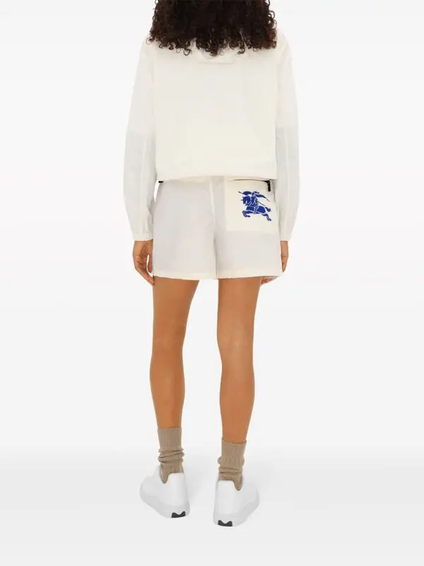 Burberry Equestrian Knight Cropped Jacket - Neutrals