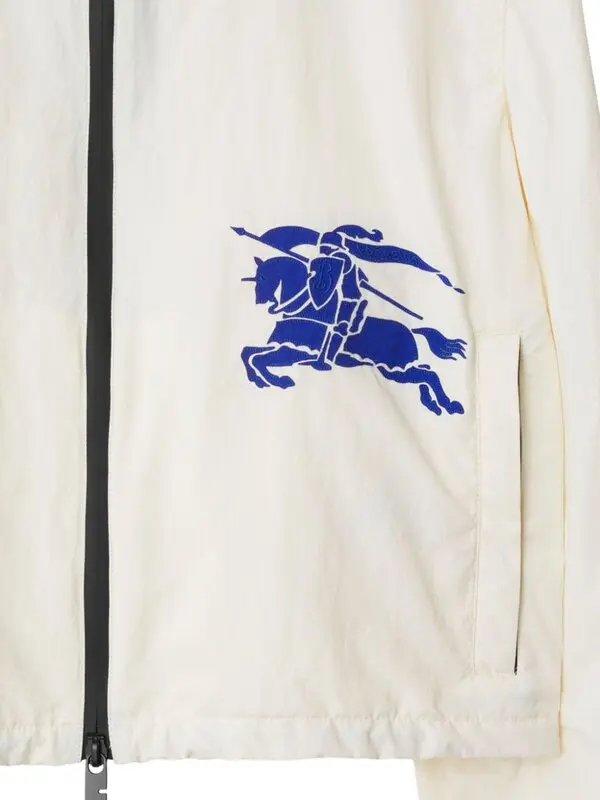 Burberry Equestrian Knight Cropped Jacket - Neutrals