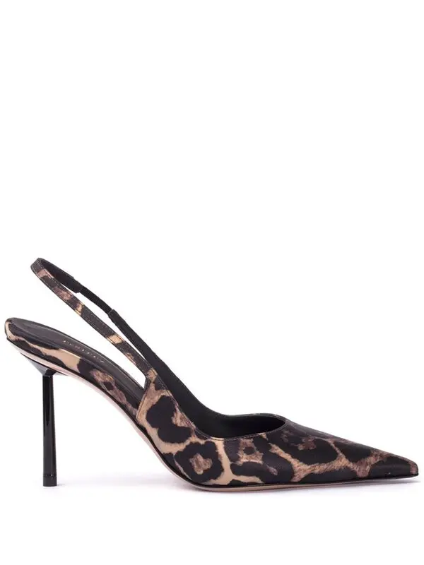 LE SILLA Bella 80mm Slingback Pumps - Brown