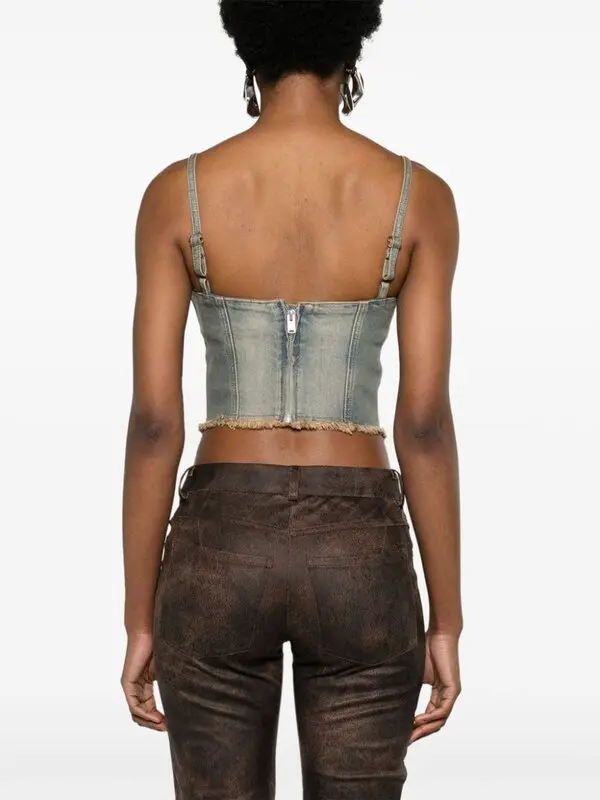 MISBHV Lara Denim Corset Top