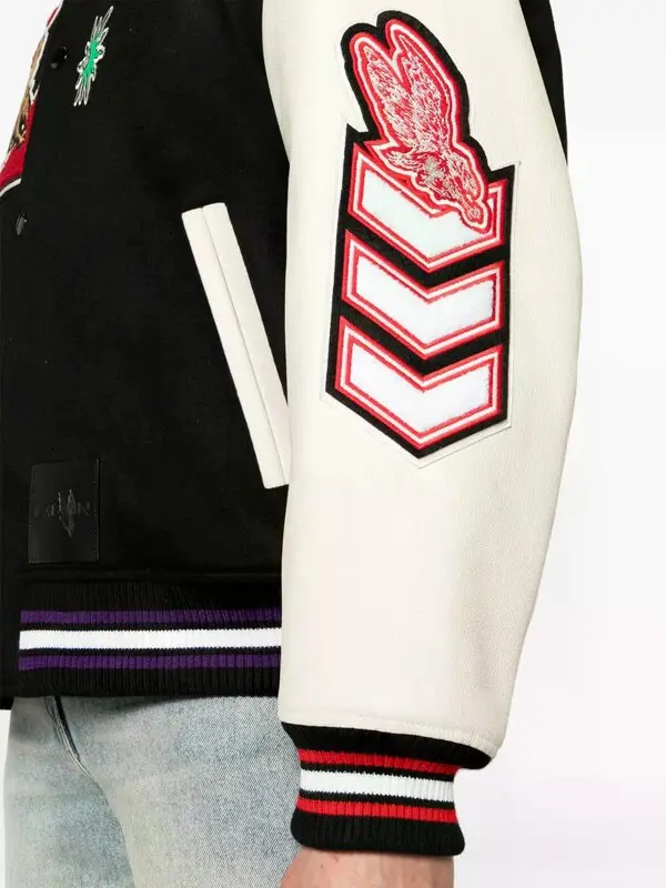 LANVIN Logo-patch Varsity Jacket