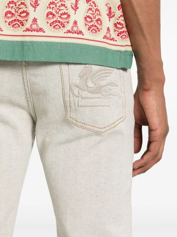 Etro Slim-fit Cotton Jeans