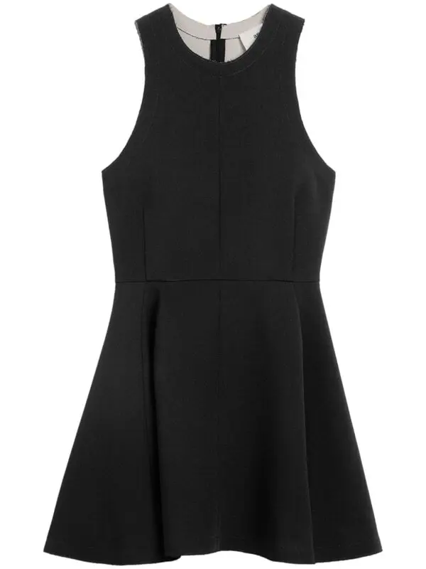 AMI Paris Sleeveless Virgin Wool Mini Dress - Black
