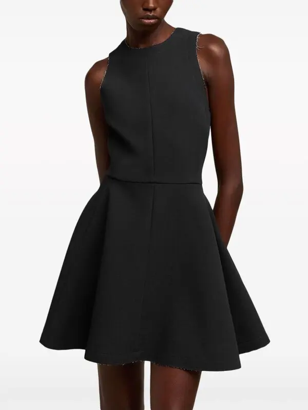 AMI Paris Sleeveless Virgin Wool Mini Dress - Black