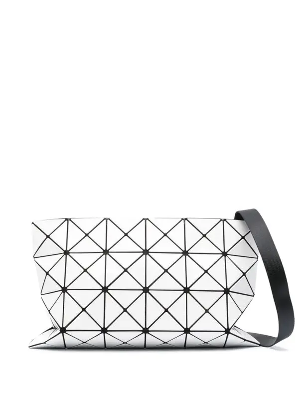 Issey Miyake Row Metallic Cross Body Bag - White