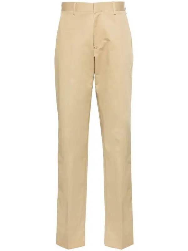 LARDINI Mid-rise Tapered Chinos