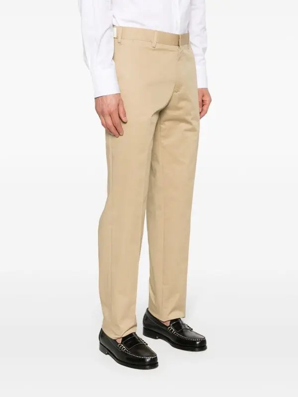 LARDINI Mid-rise Tapered Chinos