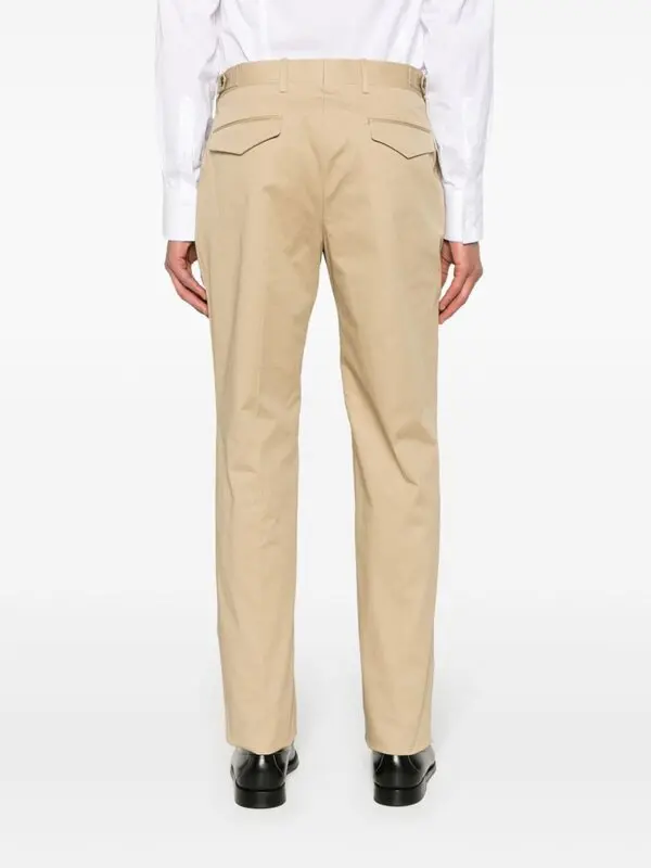 LARDINI Mid-rise Tapered Chinos