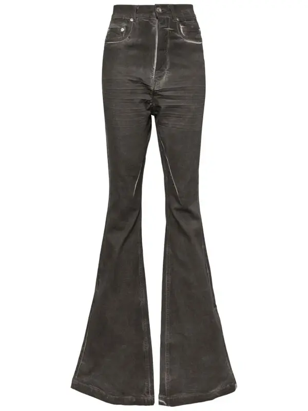 Rick Owens Bolan High-rise Bootcut Jeans