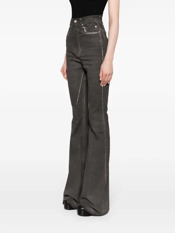 Rick Owens Bolan High-rise Bootcut Jeans