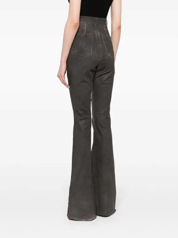 Rick Owens Bolan High-rise Bootcut Jeans