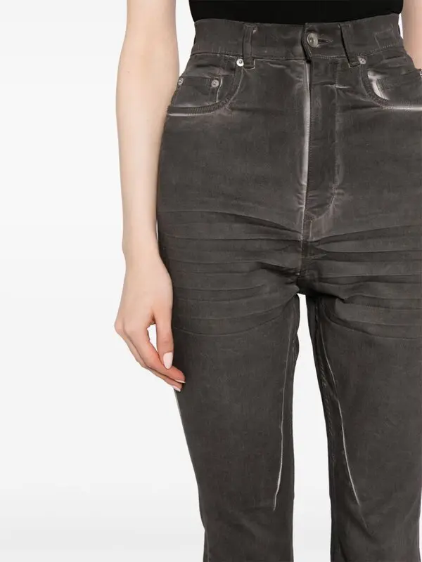 Rick Owens Bolan High-rise Bootcut Jeans