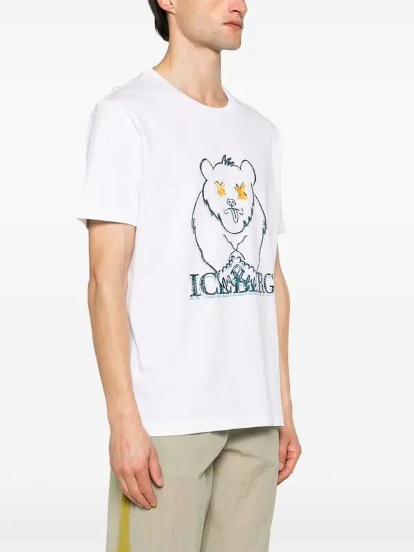 Iceberg Graphic-print Cotton T-shirt