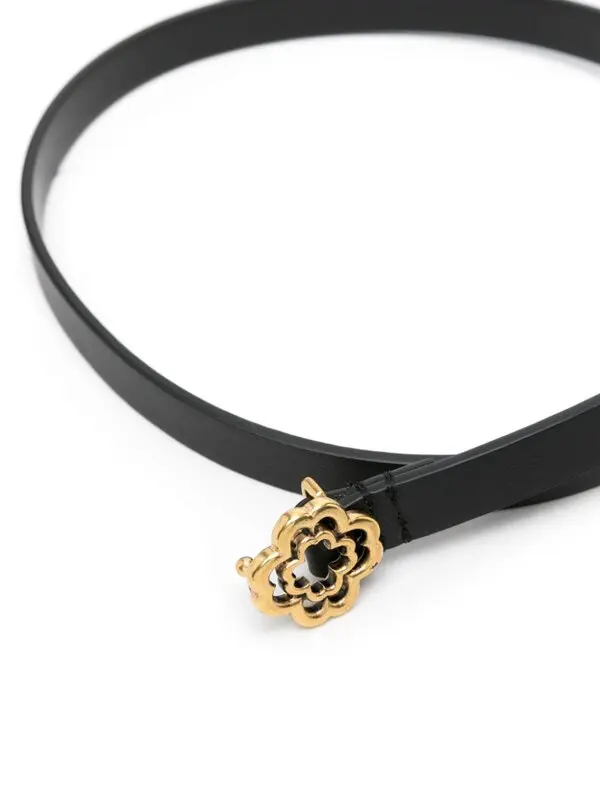 Maje Clover Leather Belt