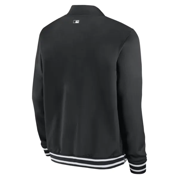 Nike Pittsburgh Pirates Authentic Collection Mlb Full-zip Bomber Jacket