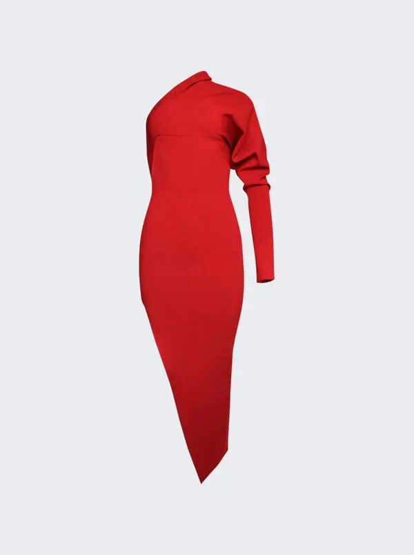 Rick Owens One-shoulder Dress - Red