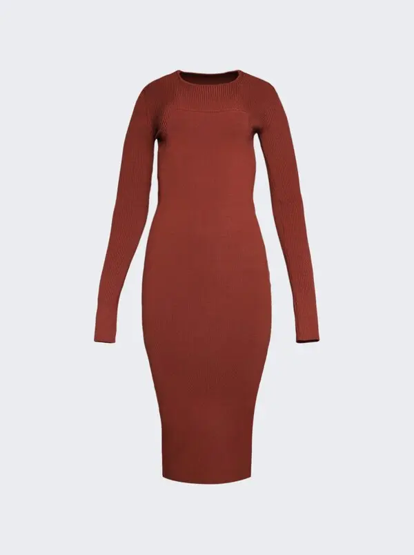 Rick Owens Fitted Column Midi Dress