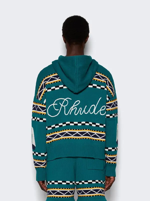 Rhude Bateau Knit Zip-up - Multicolor