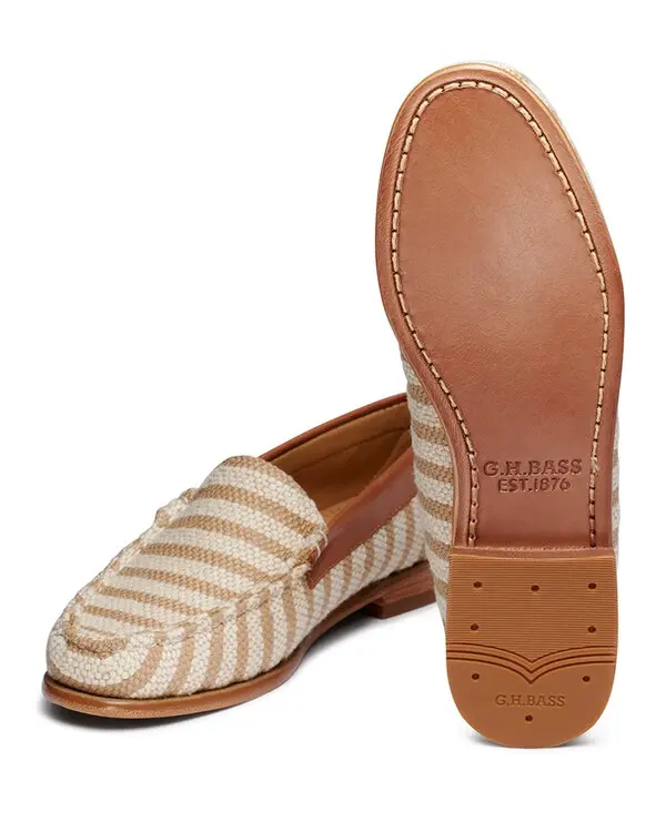 G.H.BASS Whitney Apron Toe Loafers