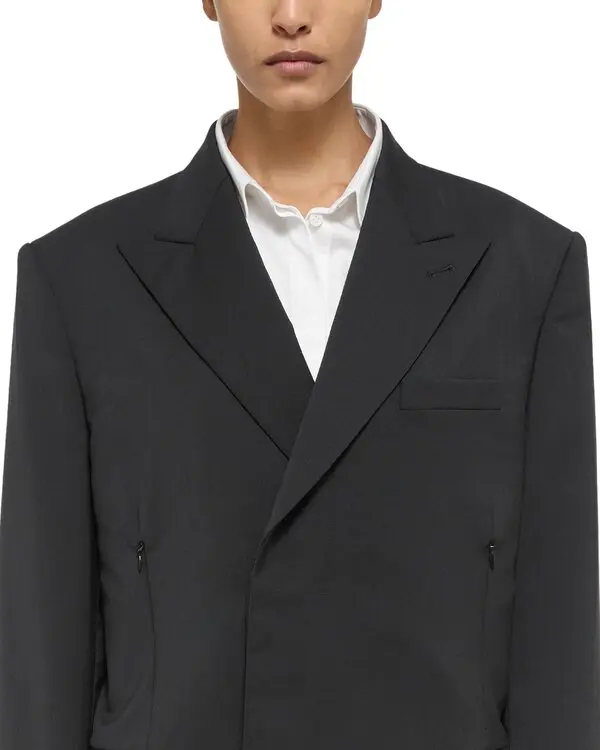 Helmut Lang Wool Star Collar Car Blazer