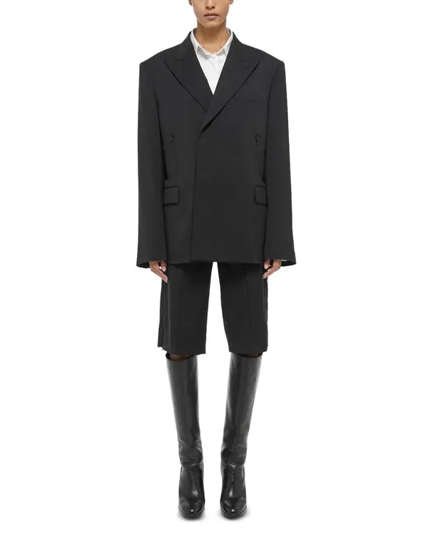 Helmut Lang Wool Star Collar Car Blazer