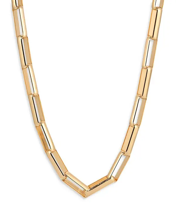 Ettika Rectangular Link Chain Necklace - Gold