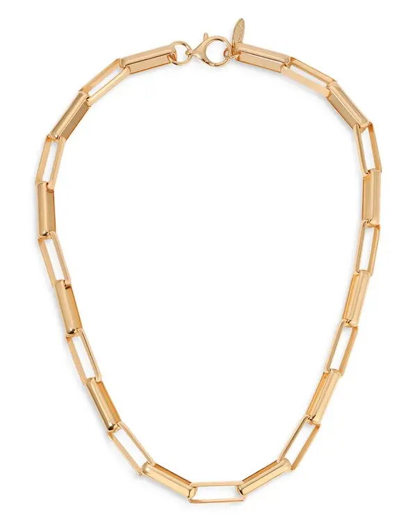 Ettika Rectangular Link Chain Necklace - Gold
