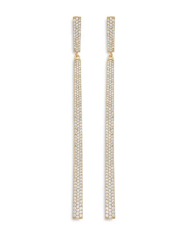 Ettika Gramercy Linear Drop Earrings - Gold