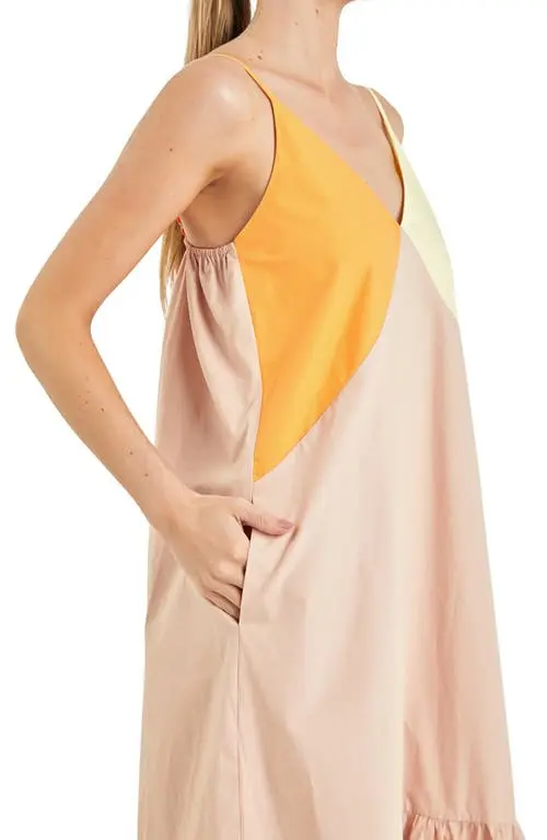 English Factory Colorblock Maxi Dress