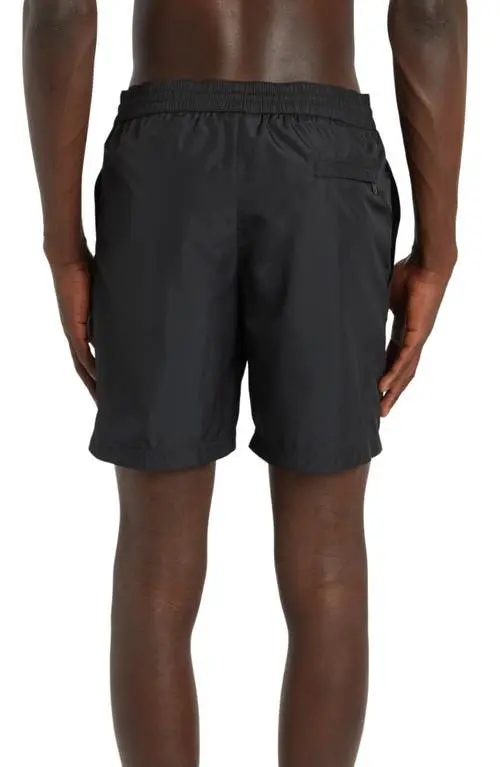 Dolce & Gabbana Box Logo Swim Trunks - Nero