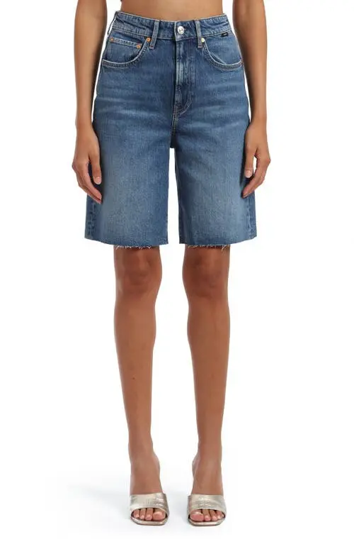 MAVI Selina Cutoff Bermuda Denim Shorts