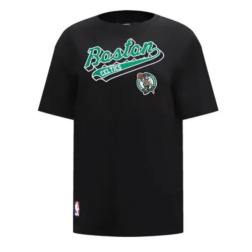 PRO STANDARD Boston Celtics Script Boyfriend T-shirt