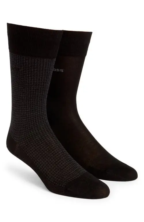 BOSS Assorted 2-pack Dress Socks - Blk