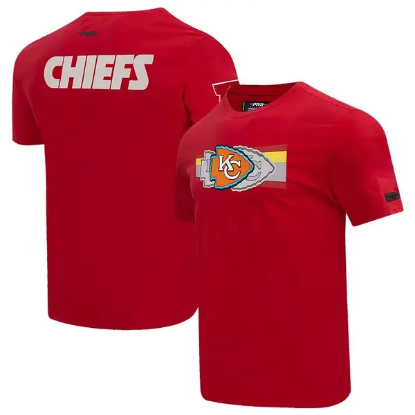 PRO STANDARD Kansas City Chiefs Retro Striper T-shirt - Red