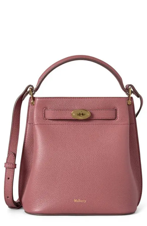 Mulberry Islington Leather Bucket Bag - Pink Scrumpy
