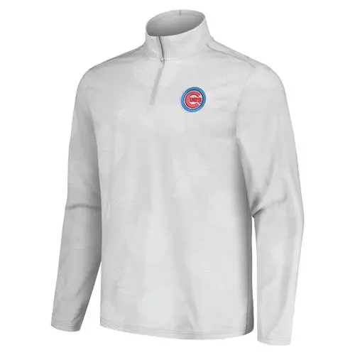 Tommy Bahama Chicago Cubs Islandzone Half-zip Jacket