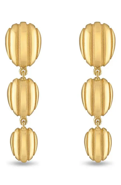 PAMELA ZAMORE Eos Triple Oval Drop Earrings