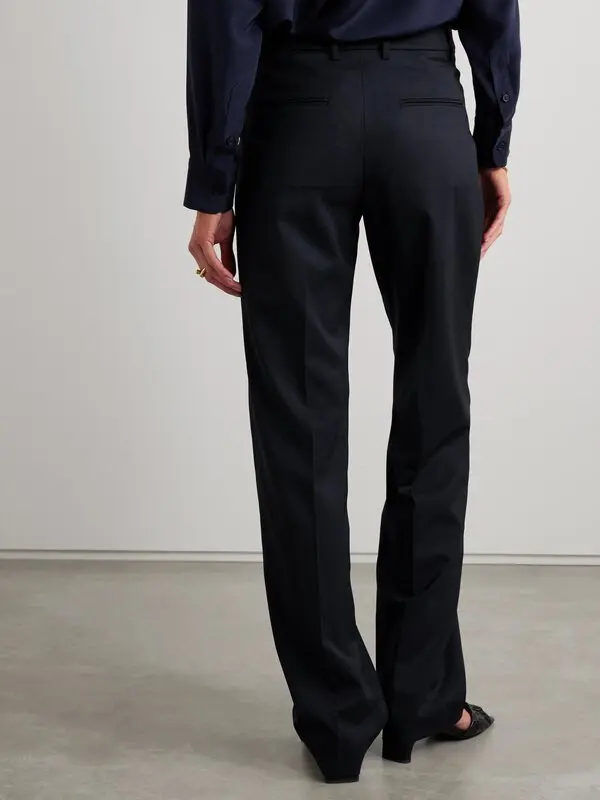 NILI LOTAN Alphonse Pleated Straight-leg Pants