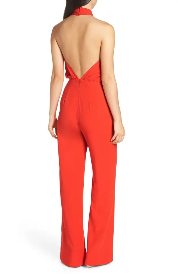 Lulus Moment For Life Halter Jumpsuit