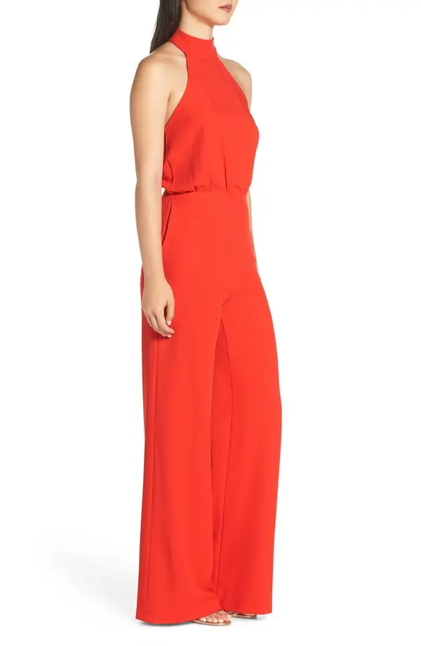 Lulus Moment For Life Halter Jumpsuit