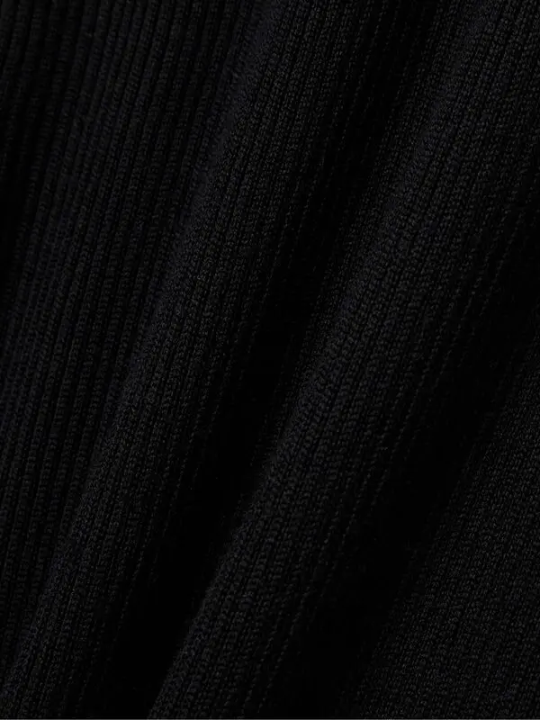 NILI LOTAN Ezequiel Ribbed Wool Maxi Dress