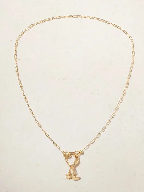 MARLA AARON 18-karat Gold Diamond Necklace - Multi