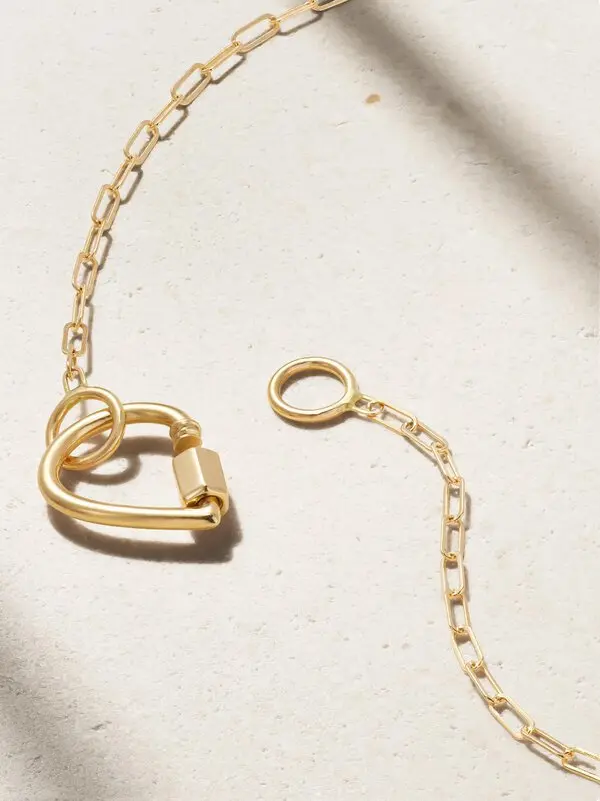 MARLA AARON 18-karat Gold Diamond Necklace