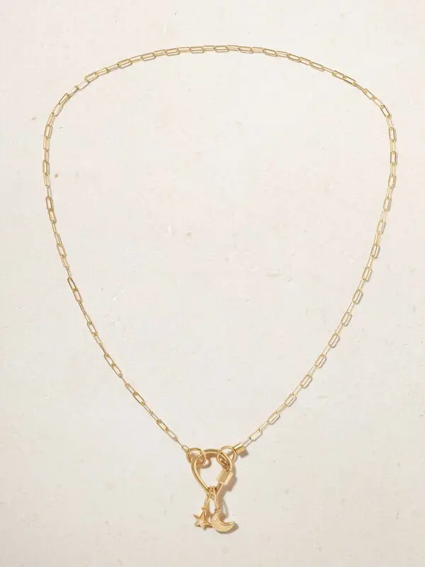 MARLA AARON 18-karat Gold Diamond Necklace