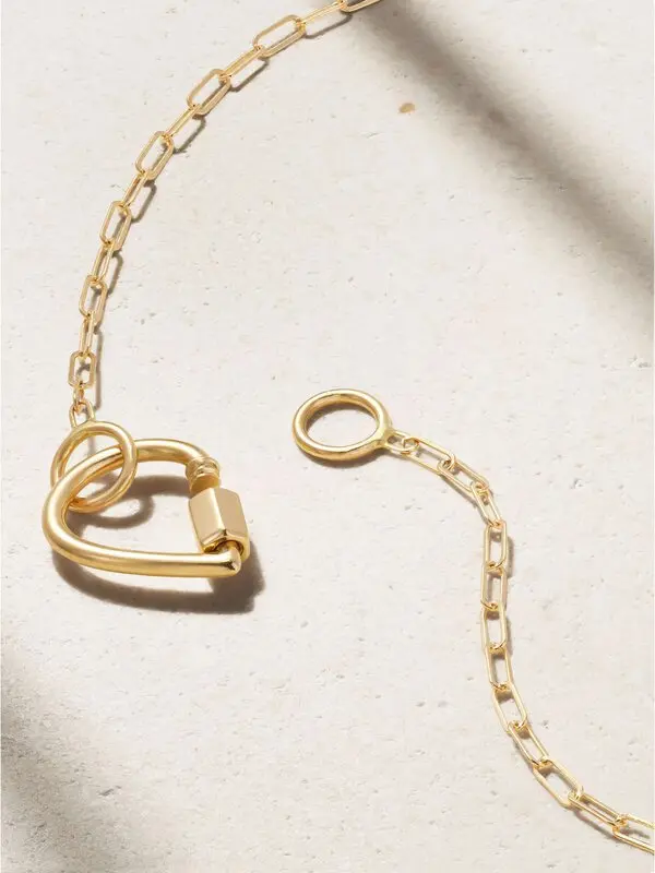 MARLA AARON 18-karat Gold Diamond Necklace
