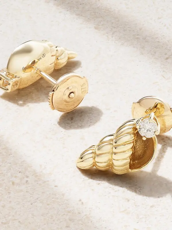 Yvonne Léon 9-karat Diamond Earrings