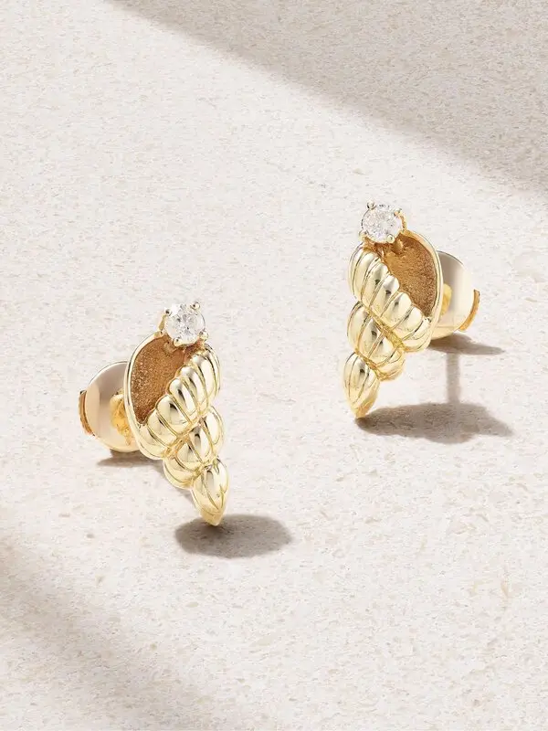 Yvonne Léon 9-karat Diamond Earrings