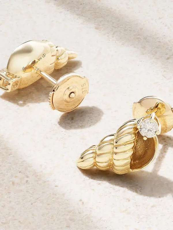 Yvonne Léon 9-karat Diamond Earrings